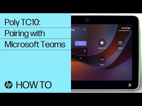 Poly TC10: Pairing with Microsoft Teams | HP Support | HP Support