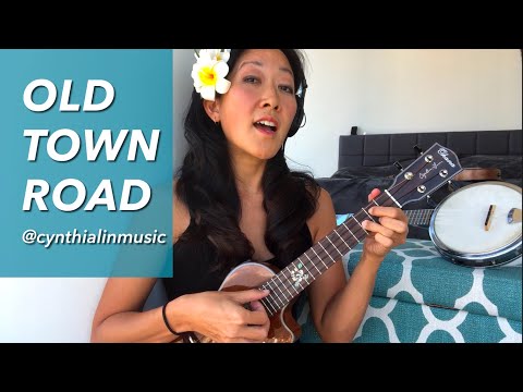 Old Town Road (Lil Nas X x Billy Ray Cyrus Remix ukulele cover) // Cynthia Lin Play-Along