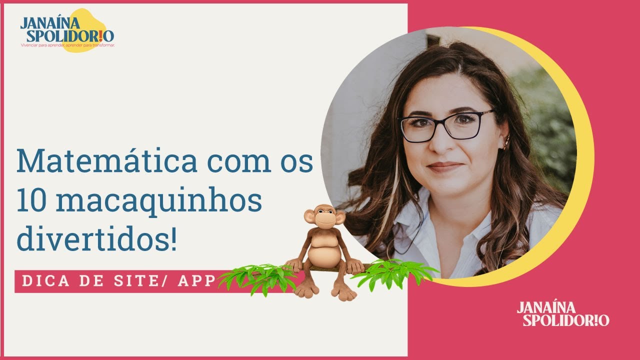 Matemática com os 10 macaquinhos divertidos!