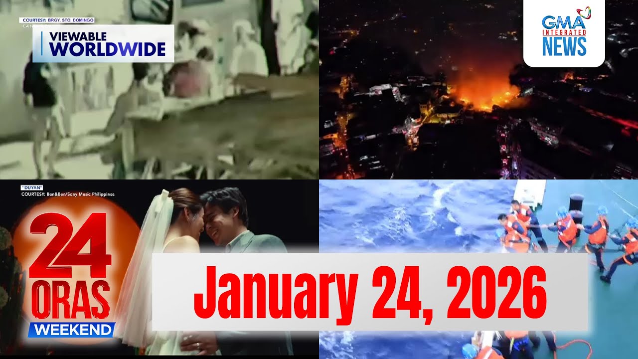 24 Oras Weekend Express: January 24, 2026 [HD]