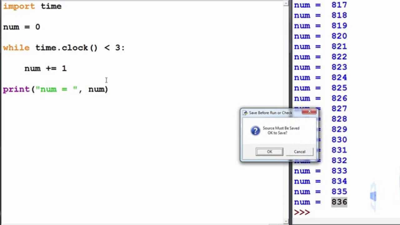 Python Exercise 9.1 - while loop