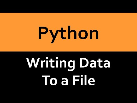 Writing Data to a File in Python - Access 2 Learn