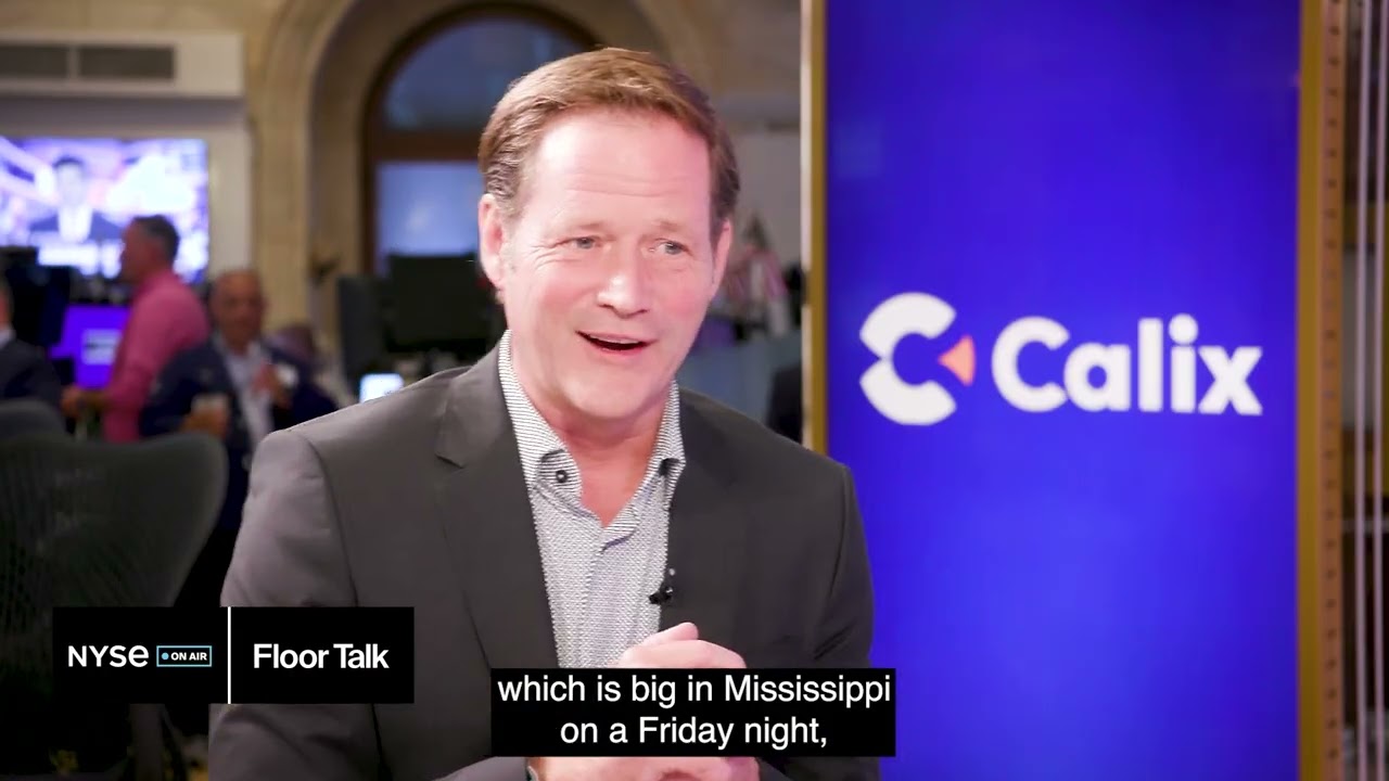 Michael Weening CEO of Calix Talks New Technology Platform on NYSE Floor Talk
