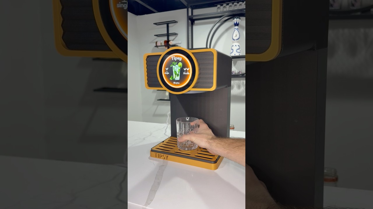 Get Tipsy! Your AI bartender! 👀#engineering #3dprinting #elegoo #centauricarbon #cocktails