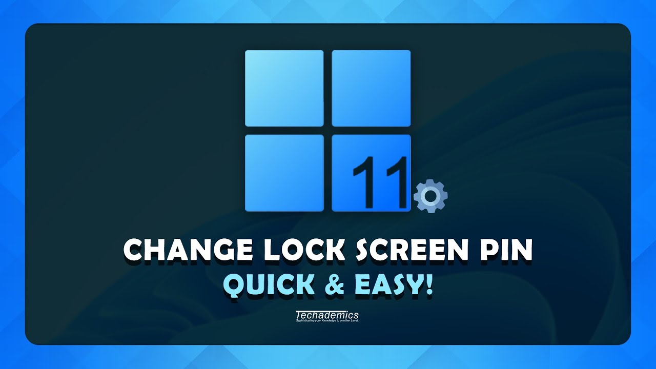 How To Change Your Pin On Windows 11 | Step By Step
