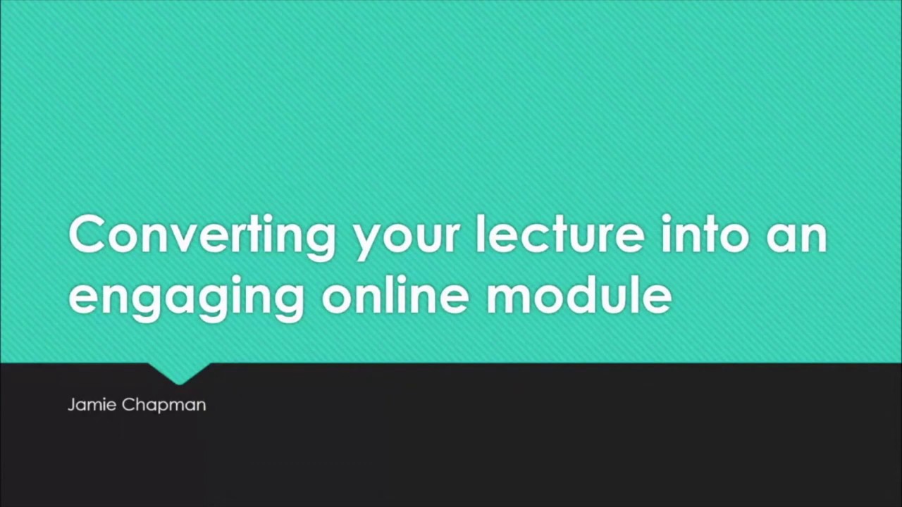 Creating Engaging Online Resources from PPTs Workshop