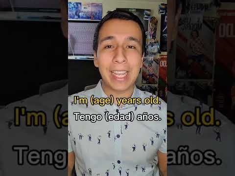 Cómo decir cuántos años tienes en inglés