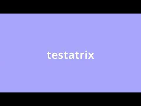 what is the meaning of testatrix