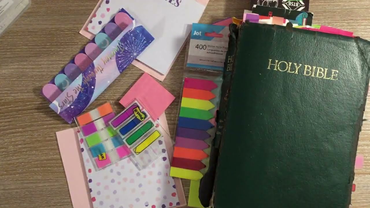 Bible Study Tip 6: Sticky Notes and Tabs