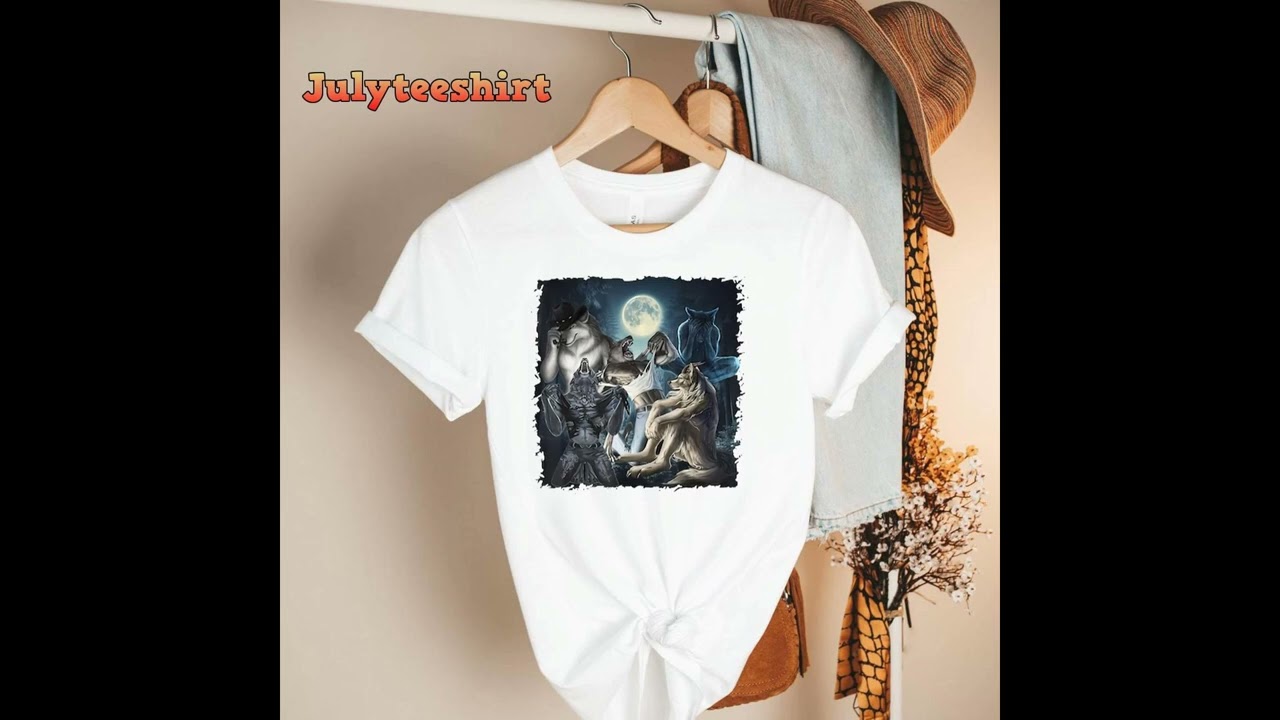 Wolf Ripping Shirt, Werewolf Alpha Wolf Funny Oddly Meme T-Shirt