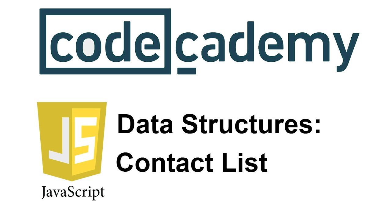 Learn JavaScript with Codecademy: Contact List