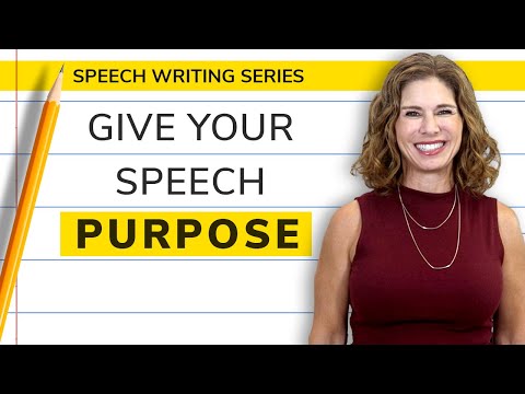 How To Write A Speech 1/5 - Purpose & Audience Analysis | The POWER Method
