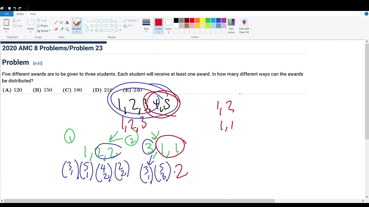 2020 AMC 8 Problem 23