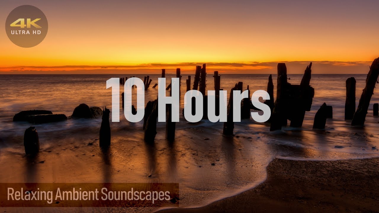 Atlantic Ocean Wave Sounds (Black Screen) Relaxing Ocean Waves White Noise