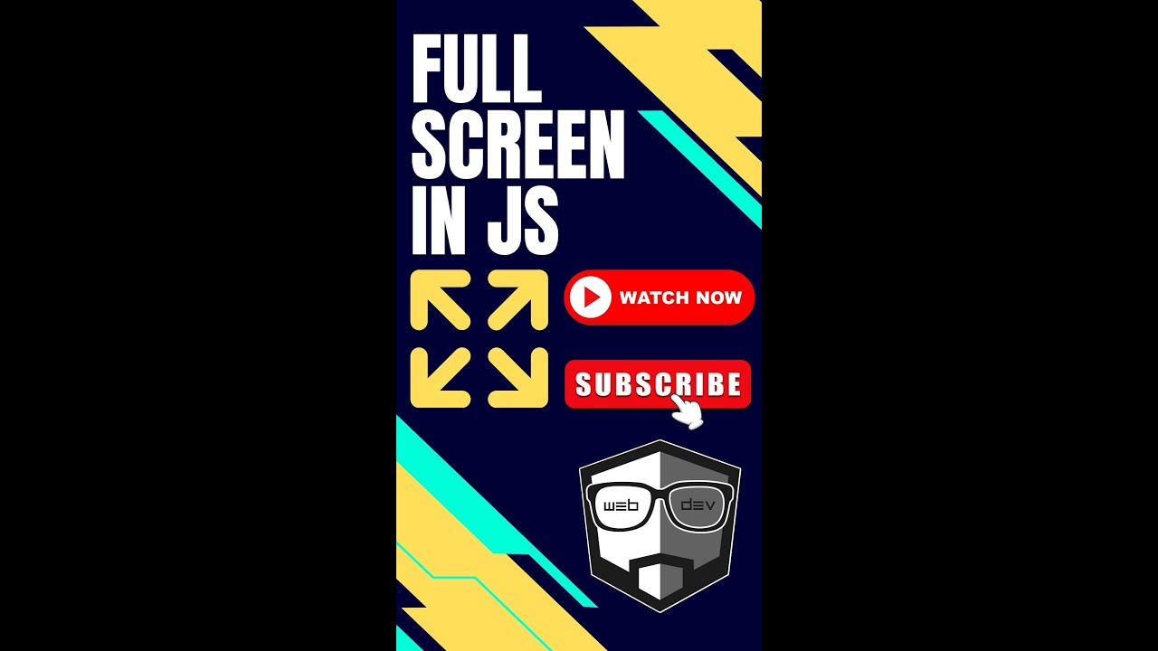 How to add a full screen toggler to your website? #shorts #javascript