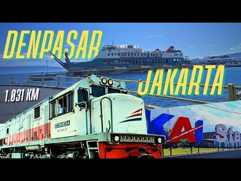 #TRAINTRIP1 : GINI RASANYA ! KERETA TERJAUH DI INDONESIA | KETAPANG - JAKARTA