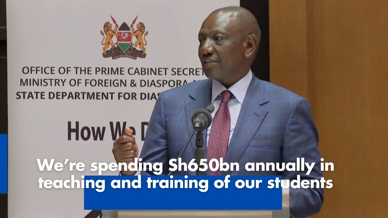 We’re spending Sh650bn annually in teaching and training of our students