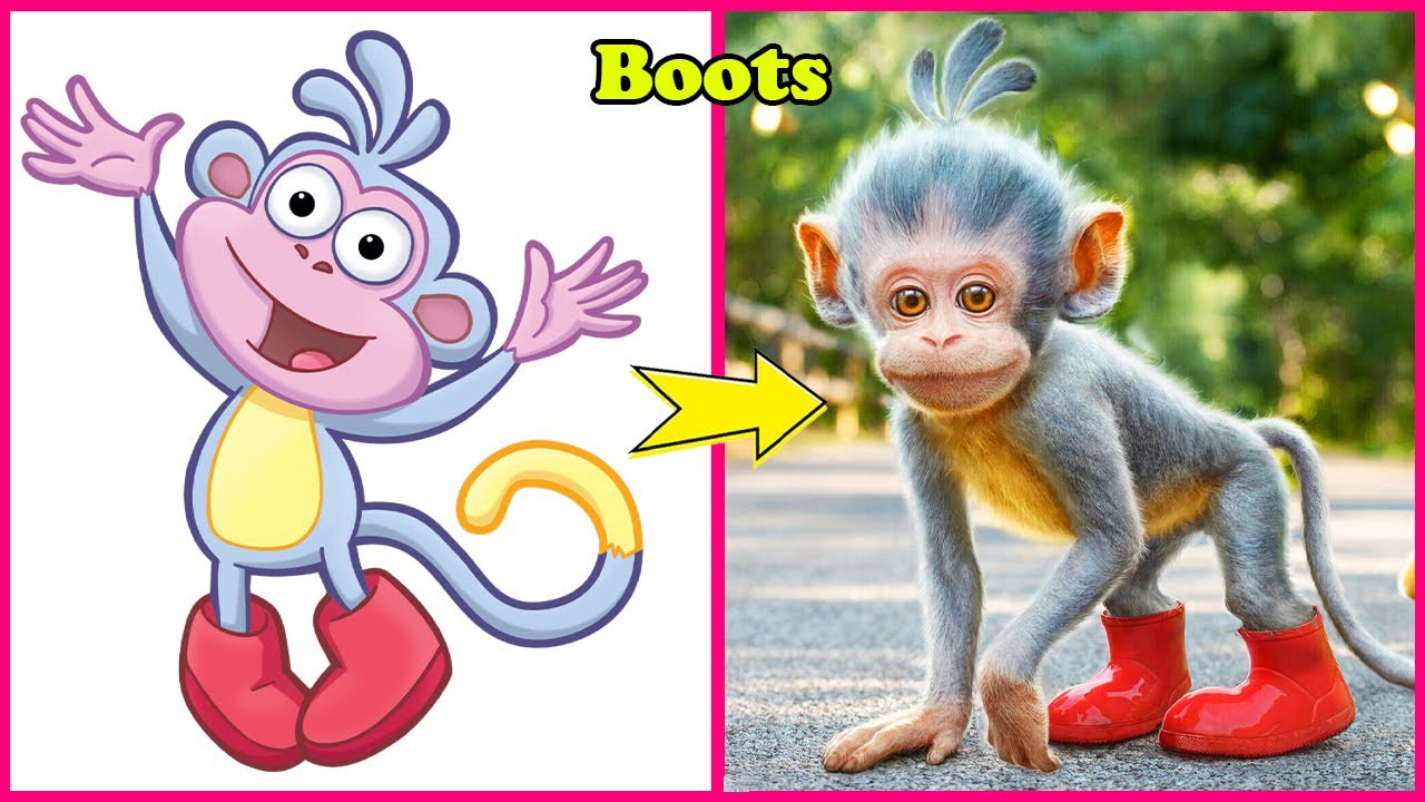 DORA The Explorer Characters IN REAL LIFE 👉@PlentyLive