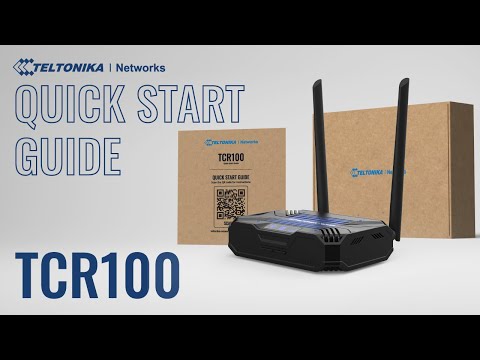 TCR100 4G Wi-Fi Router for Home User | Quick Start Guide