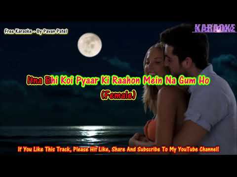 Tumsa Koi Pyara Koi | For Male Karaoke | Female Voice by Sanya Shree
