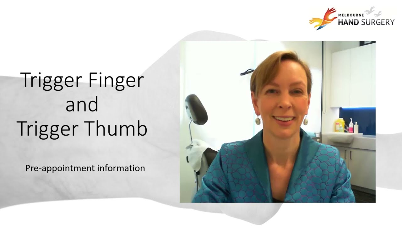 Trigger Finger preappointment video - Melbourne Hand Surgery