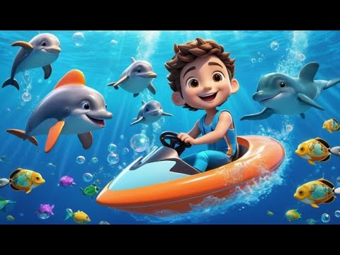 Nino Narwhal Swims All Day | Ocean Song for Kids | Learn Sea Animals and Movement with Nino Narwhal