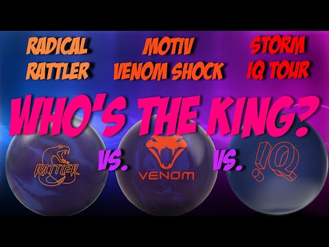 Who's the Low Diff King? IQ Tour vs. Venom Shock vs. Rattler Bowling Ball Comparison