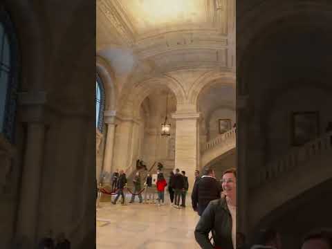Inside the New York Public Library #newyork #library #shorts #publiclibrary