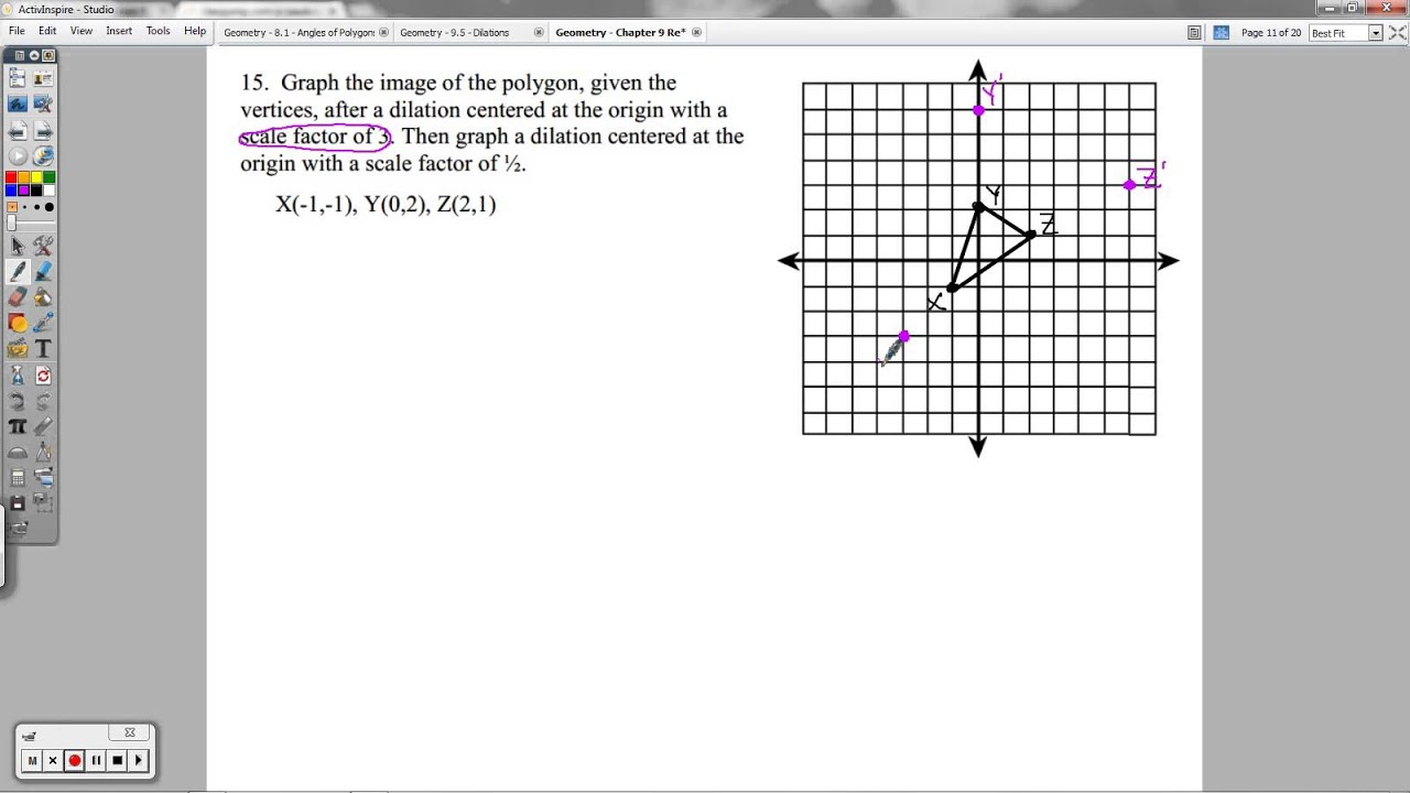 Geometry - Chapter 9 Review Packet (Transformations)
