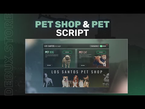 [PAID] Pet Shop & Pet Script - Releases - Cfx.re Community