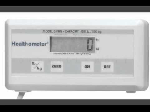 Investigating Healthometer 349KLX 2Piece Scale 400 lb x 02 ...