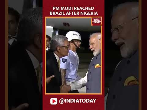 PM Modi arrives in Brazil for G20 Summit | India Today