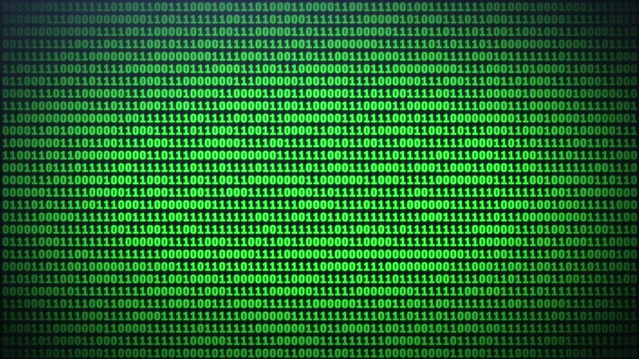 Binary Code Green Screen l HD