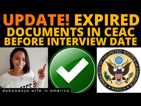 UPDATE EXPIRED AFFIDAVIT FORMS (I-864 AND I-864A), IRS TRANSCRIPTS, PASSPORT, NBI (POLICE) CLEARANCE