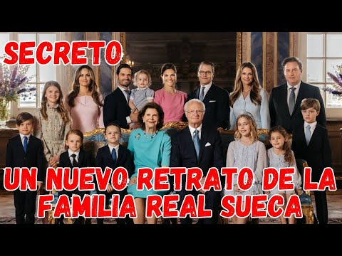 un nuevo retrato de la familia real sueca secreto