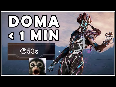 Eliminate the Tusk Thumper DOMA in less than 2 MINUTES | Warframe