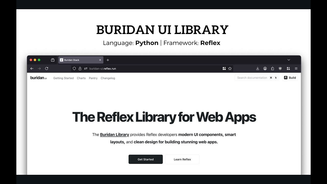 Python Web App - UI Library