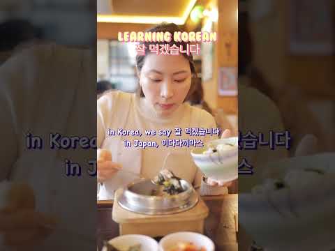 Thank you for the meal in Korean _ #howtosayinkorean howtosay #koreanlanguage #잘먹겠습니다