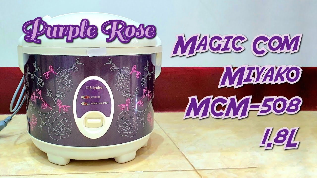 Magic Com | Rice Cooker | Miyako MCM-508 1.8L | Purple Rose