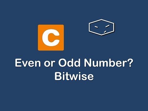 Learn bitwise is even or odd number in c - Mind Luster