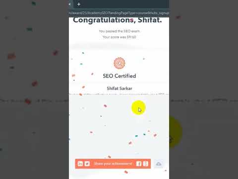 HubSpot SEO Certification 2023 #photoshop #photoshoptutorial #shorts #reels #becertified