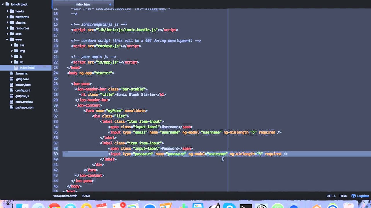 AngularJS Form Validation In Your Ionic Framework App