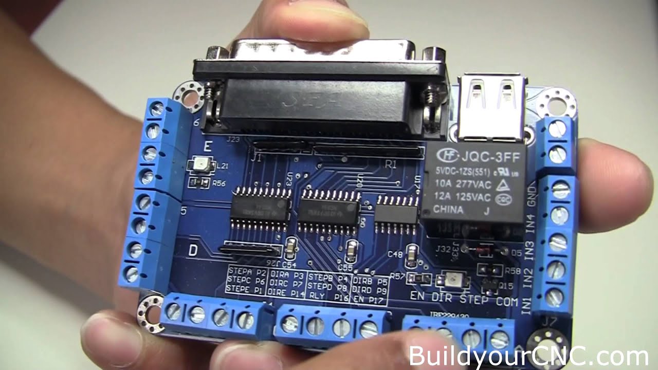 5 Axis Break-Out Board with Relay V5