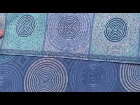 Video of Waverly 652933 Bossa Nova Azure Fabric #104688