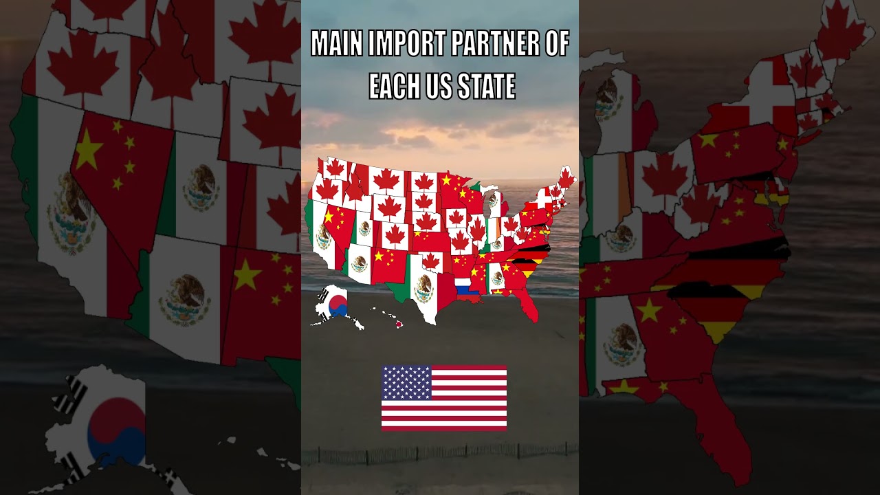 Main Import Partner Of Each US State