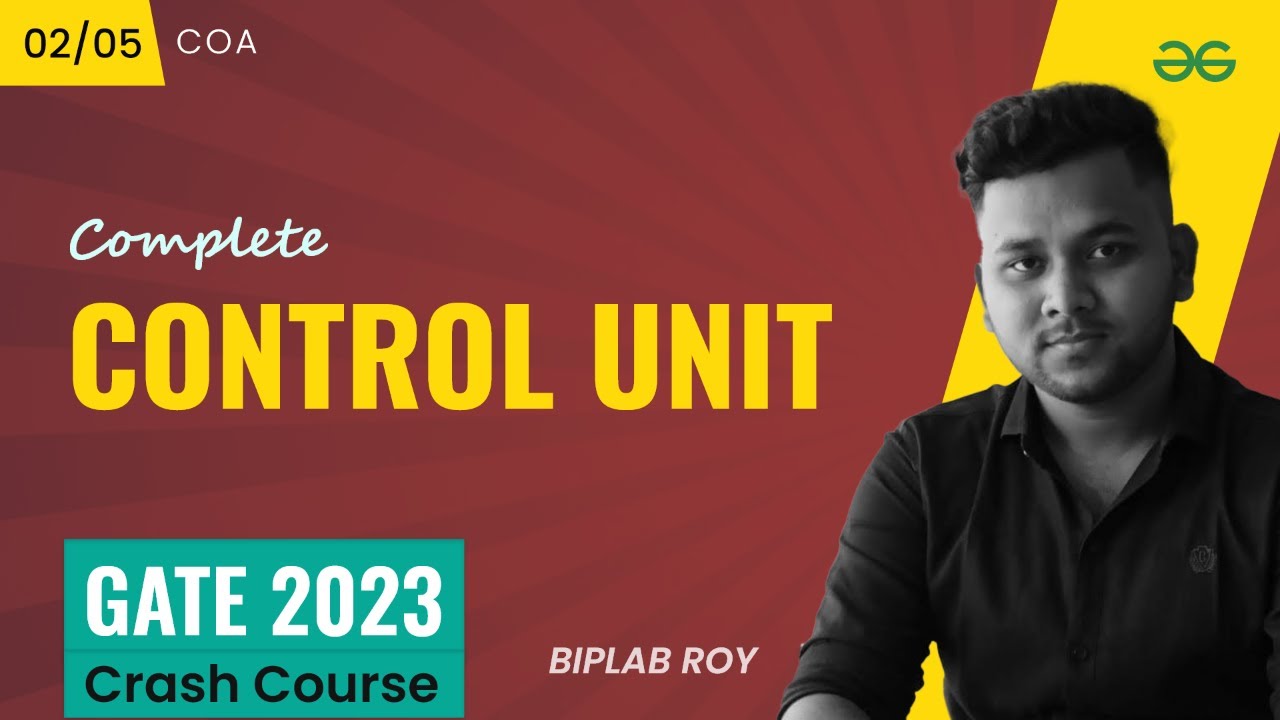 Control Unit | COA | GATE 2023 CRASH COURSE
