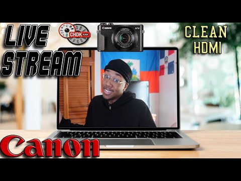 Using Canon G7X Mark II as a Webcam - It Can! | How to install CHDK | Use G7XII for live streaming!