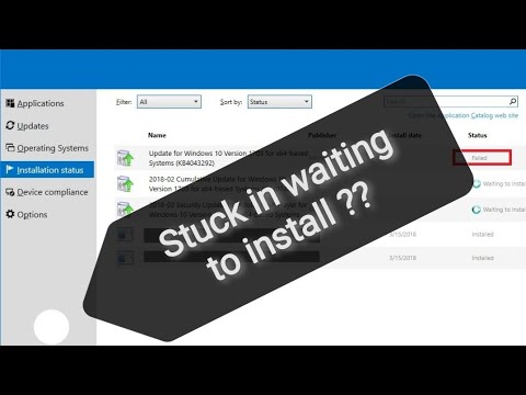 Fix for software updates stuck in waiting to install in software center ll SCCM Lecture - Part 2