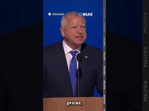 Tim Walz: "Kamala Harris is going to stand up and fight for your freedom!"