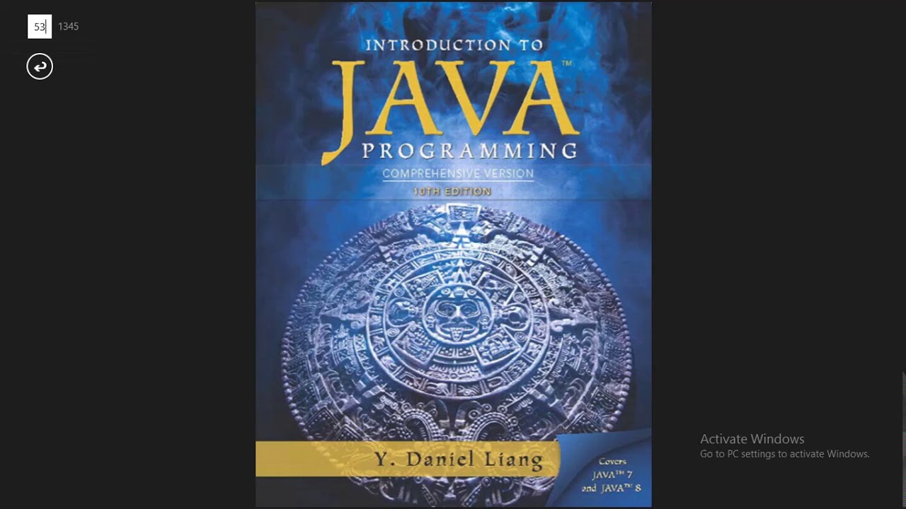 Introduction To Java Programming   Exercise 1 2a